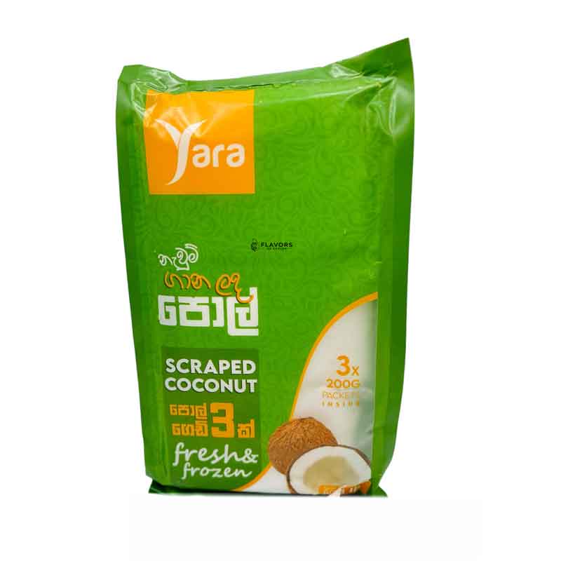 Yara Frozen Grated Coconut 600g (Pick-Up Only) – Flavors of Ceylon