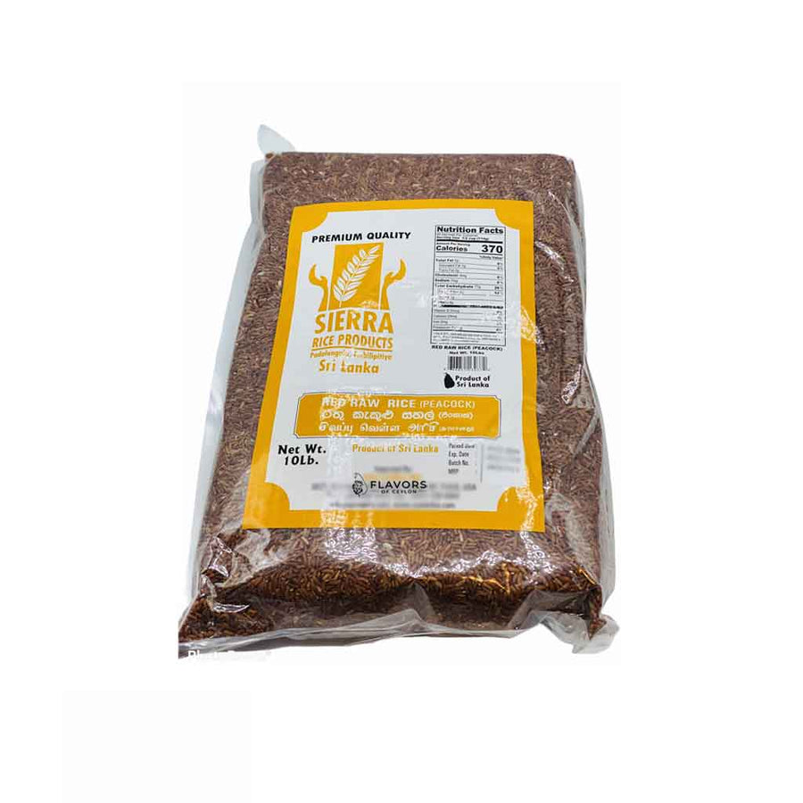 Red Raw Rice (Unpolished) - 10lb – Flavors of Ceylon
