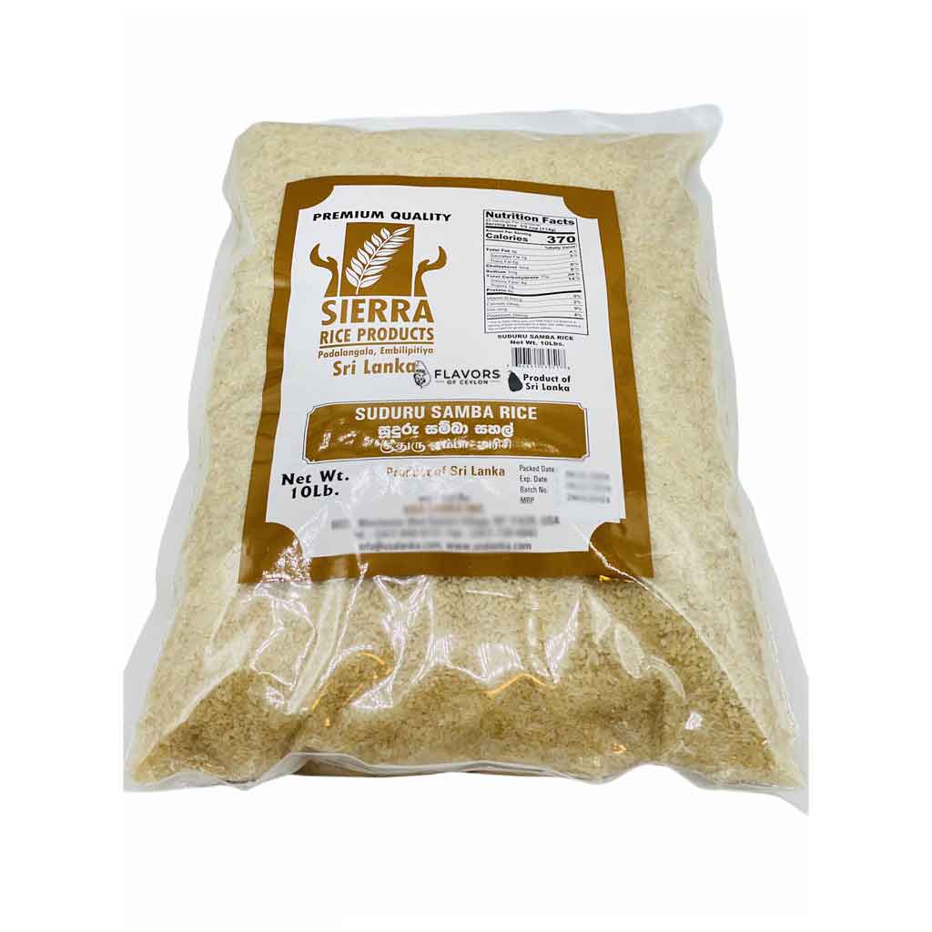 Suduru Samba - 10lb – Flavors of Ceylon