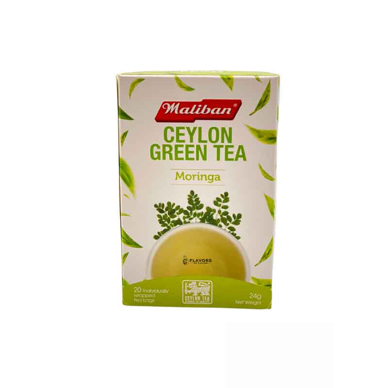 Maliban Green Tea with Moringa - 20 Tea Bags – Flavors of Ceylon